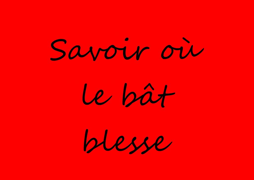 160. Savoir où le bât blesse – Château des Allymes